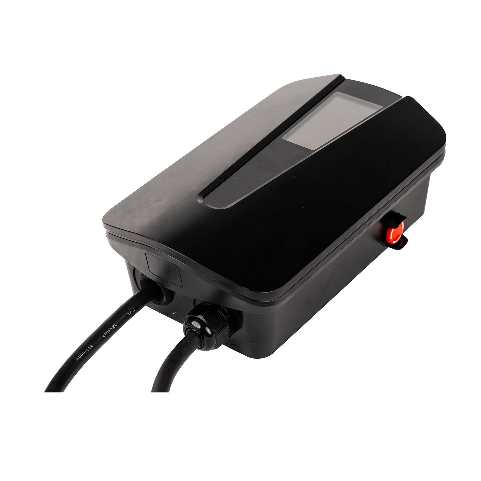 Type 2 Smart Wall Mount EV Charger W/ 4.3-Inch LED Screen | 7/11/22KW ...